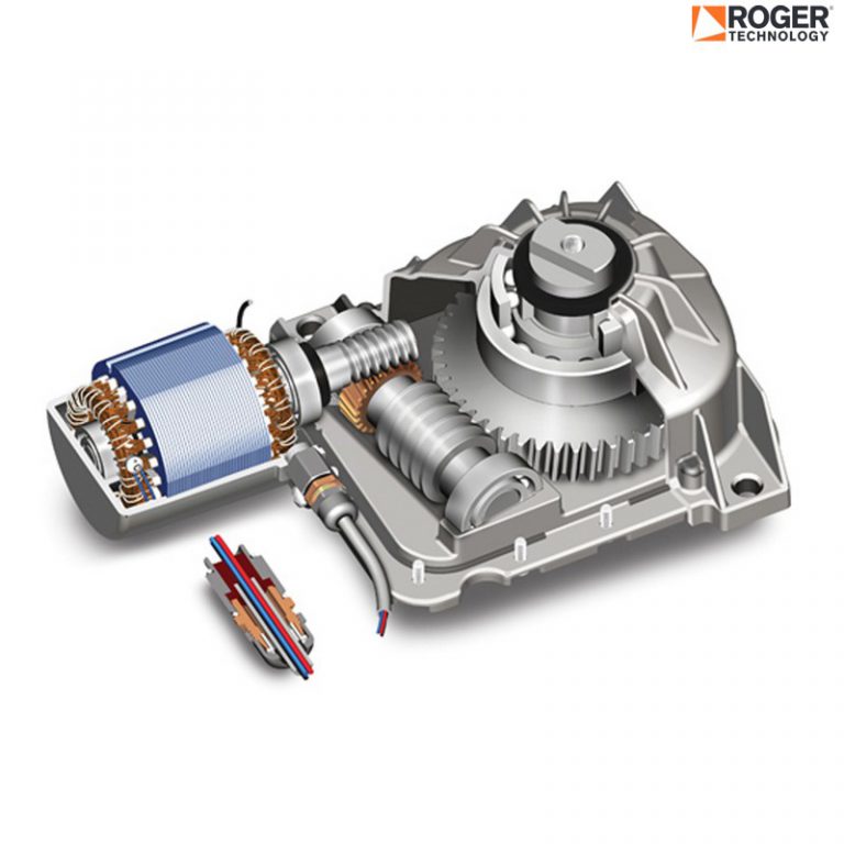 Motor cổng âm sàn Roger R21/351 - Công suất 200W, Tải trọng 800kg